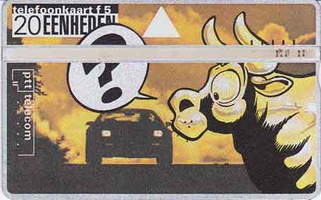 NL, ptt telecom, Kuh Comic, f05, Auto, Abgase